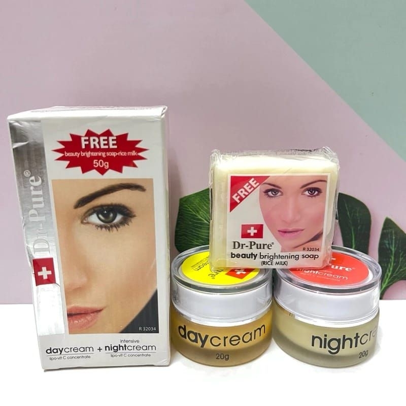 Jual Paket 3in1 Dr Pure Set Series Whitening Original BPOM | Shopee ...