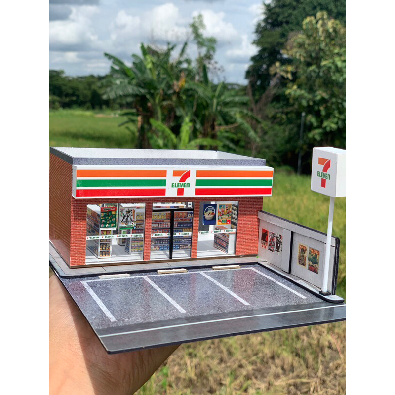 Jual Diorama hotwheels / miniscale 1:64 tema toko 7 eleven | Shopee ...