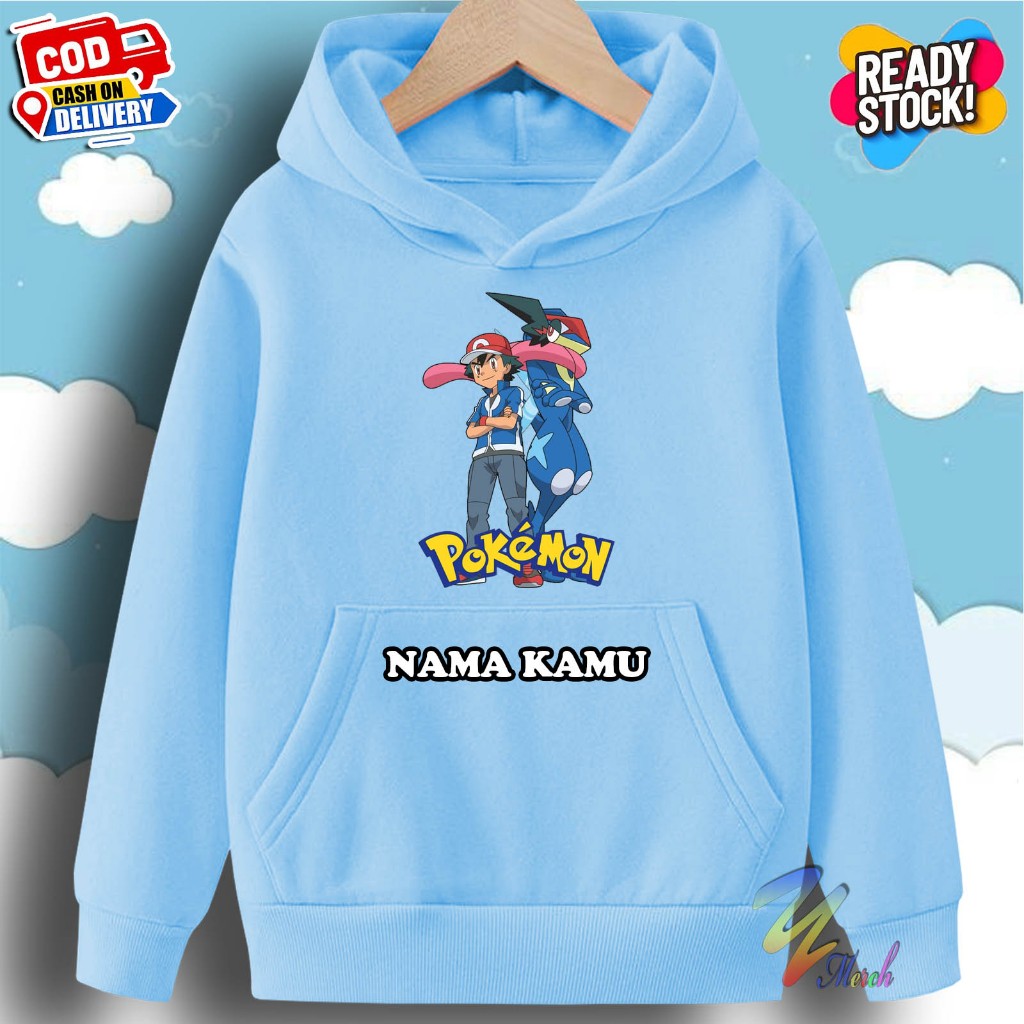 Jual Hoodie Anak Laki Laki Animasi Pokemon XYZ / Sweater Anak Gambar ...