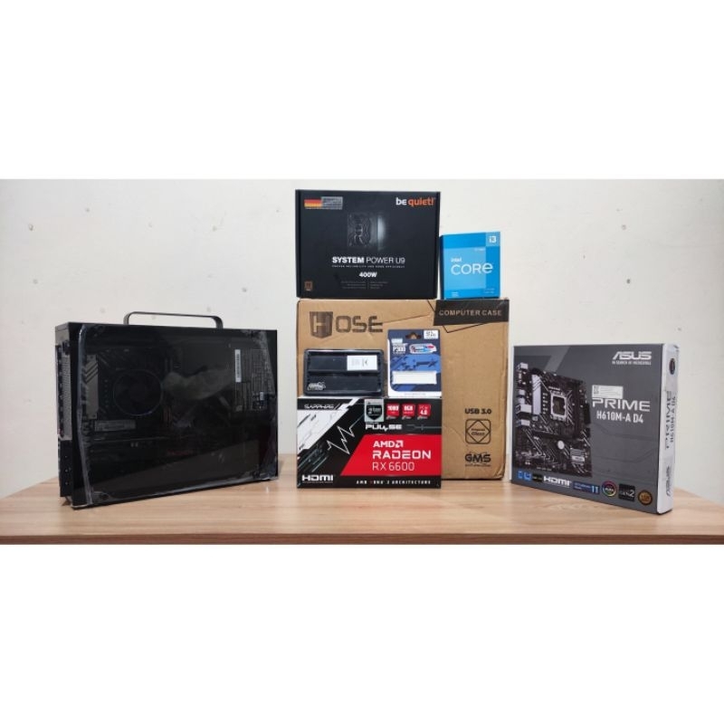 Jual PC GAMING RAKITAN MINI HACKINTOSH i3 12100F H610 RX 6600 NVME ...
