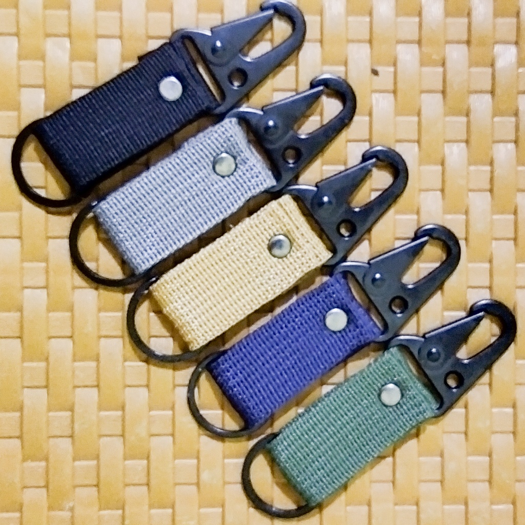 Jual WINKELIAID Quickdraw Carabiner Tactical Nylon Keychain Gantungan ...