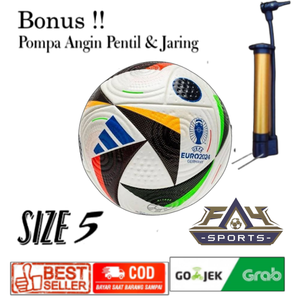 Jual Bola Sepak Size 5 Terbaru 2024 (Bonus Pompa Angin Pentil dan ...