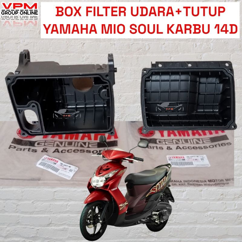 Jual rumah box filter udara mio soul karbu fino karbu dan tutup box ...