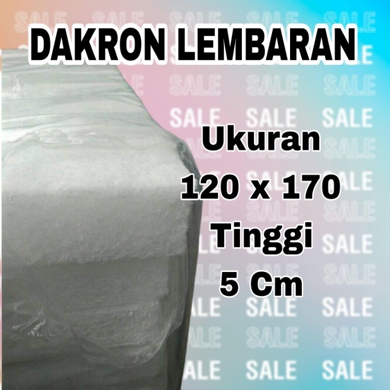 Jual DAKRON LEMBARAN TEBAL 5 CM GRAMASI 600 GRAM 120 x 170 ISIAN ...