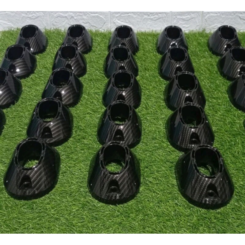 Jual End Cup atau tutup Kenalpot motif karbon kevlar pcx 160 dan vario ...