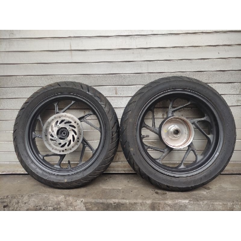 Jual Velg Depan Belakang Plus Ban Honda New Vario 160 CC Asli ORI ...