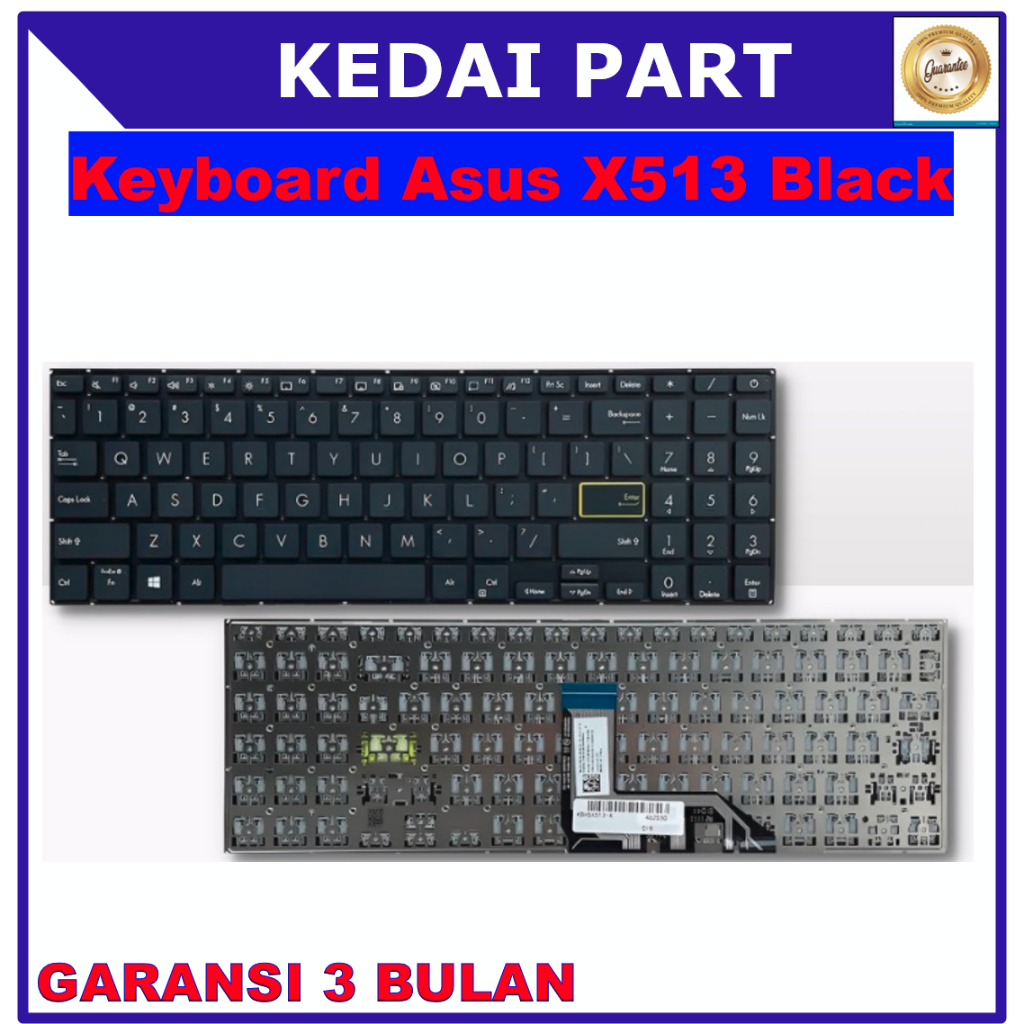 Jual Keyboard Asus Vivobook Ultra 15 X513 K513 M513 K513E K513EA K513M Black | Shopee Indonesia