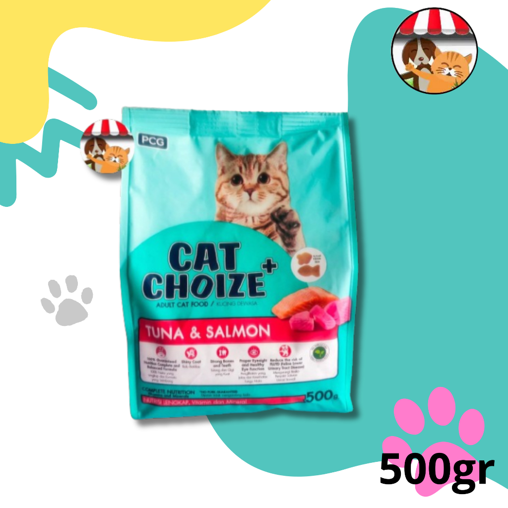 Jual Cat Choize Plus Adult Tuna Salmon 500gr - Makanan Kucing Dewasa ...