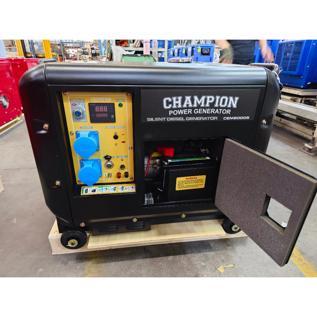 Jual Genset super silent 5 kva 5000 watt CHAMPION USA Power Generator ...
