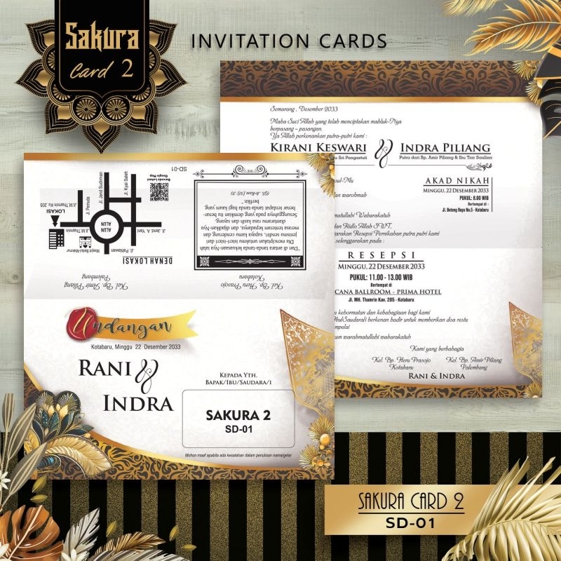 Jual SAKURA SD 01 | BLANGKO UNDANGAN SD 01 | Shopee Indonesia