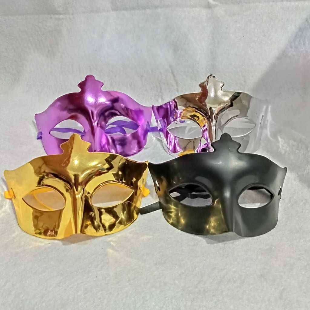 Jual Topeng Pesta Party Warna Glossy Polos | Shopee Indonesia