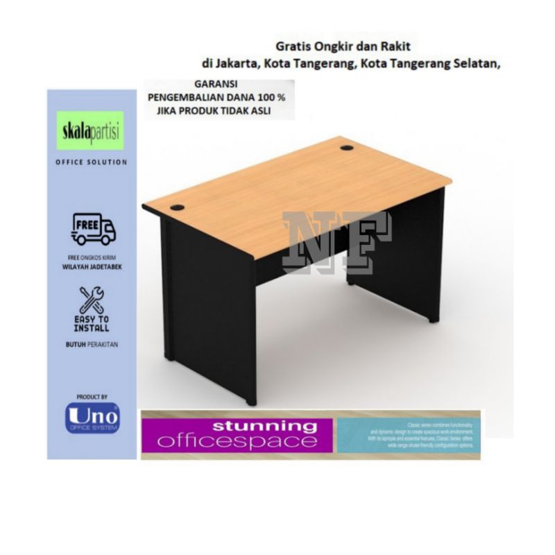 Jual MEJA KANTOR UNO CLASSIC UOD 1082 /1032 GREY BEACH MEJA KANTOR ...