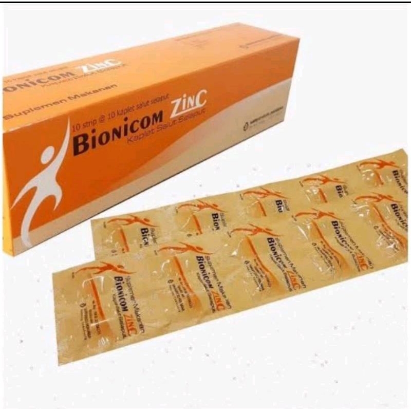 Jual Bionicom Zinc/ Multivitamin/ Daya Tahan Tubuh/ Mineral/ Zinc ...