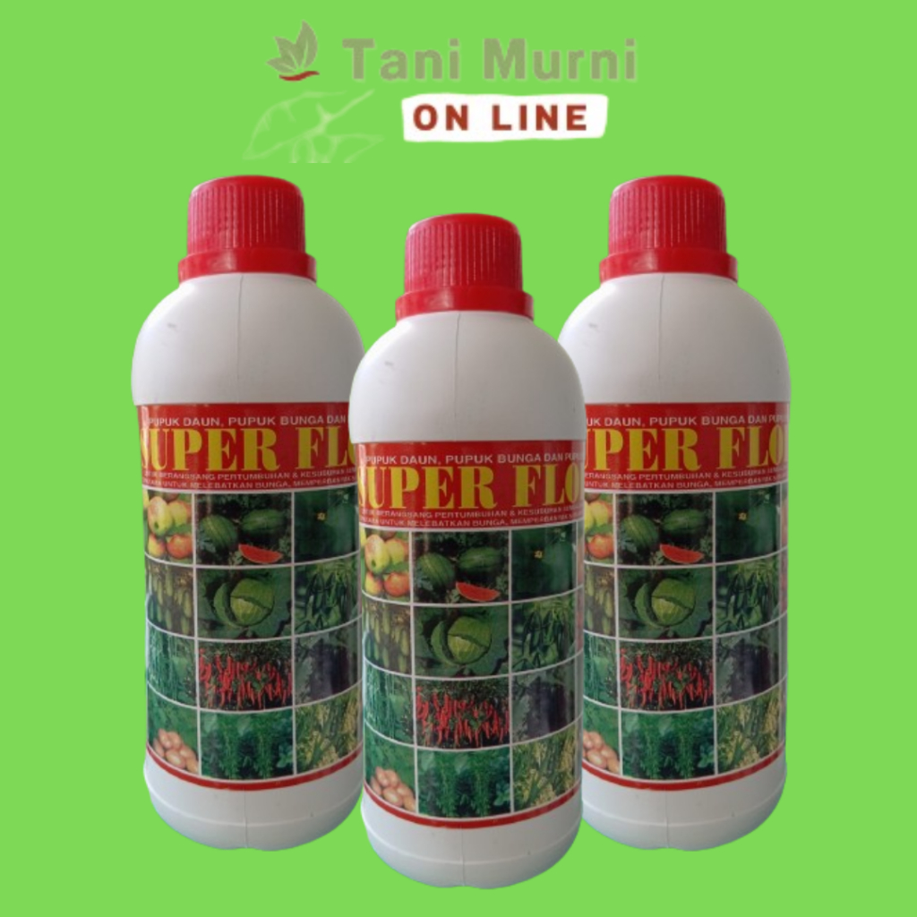 Jual SUPER FLORA 500 Ml Pupuk Daun Cair Terlengkap | Shopee Indonesia