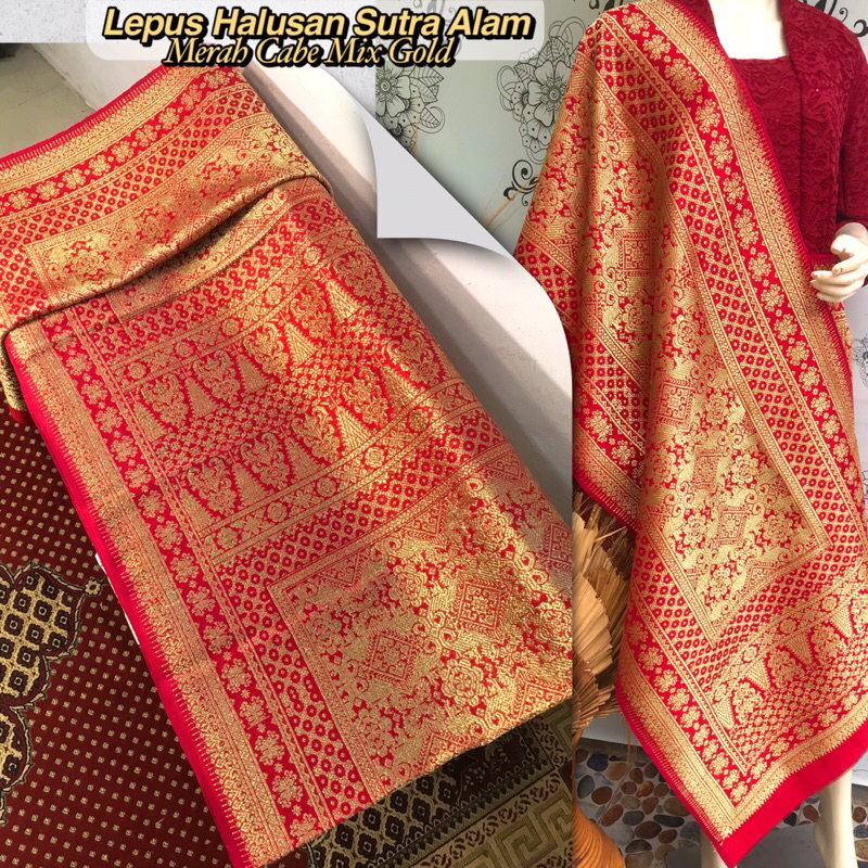 Jual Songket Lepus Halusan Sutra Alam-Asli Tenun Tangan Palembang (Ilham Songke) | Shopee Indonesia