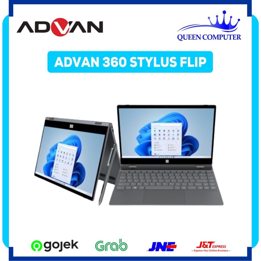 Jual Laptop Advan 360 Stylus Flip 2in1 Intel Core i5 1035G1 8GB 256GB ...