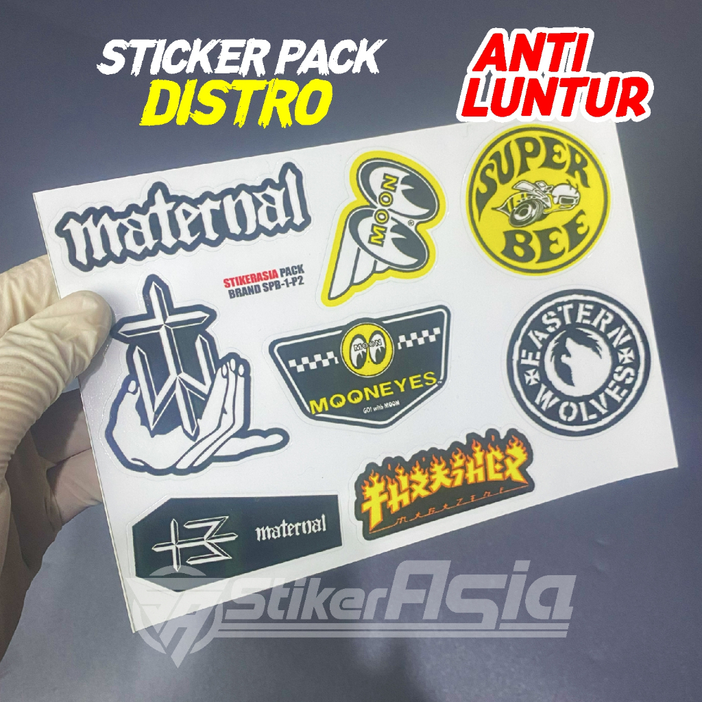 Jual STIKER PACK BRAND SPB-1-P2 STICKERASIA Sticker Label Sticker ...