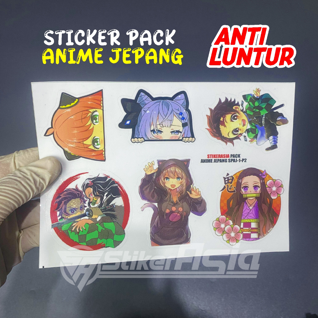 Jual STIKER PACK ANIME SPAJ-1-P2 STICKERASIA Sticker ANIME JEPANG ...