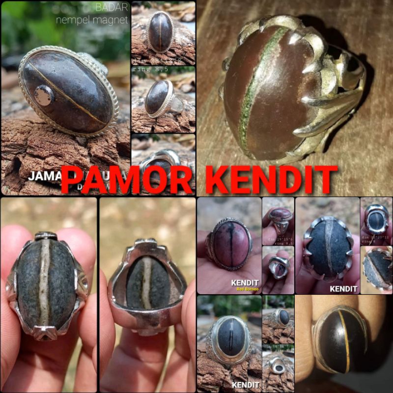 Jual batu akik pamor kendit alami alam | Shopee Indonesia
