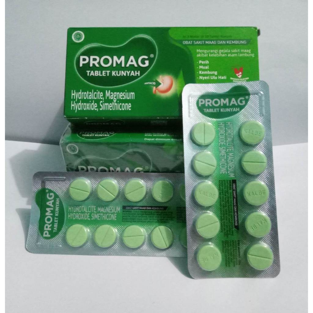 Jual PROMAG TABLET/ OBAT SAKIT MAAG DAN PERUT KEMBUNG (PER BOX ISI 3 ...