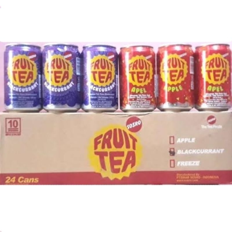 Jual Fruit Tea Kaleng 318ml 1 Dus Isi 24 Kaleng | Shopee Indonesia