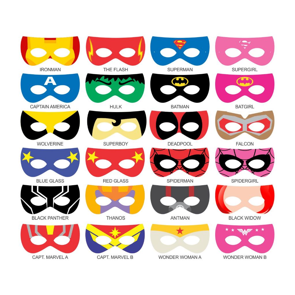 Jual [COD] Topeng Superhero | Topeng Ulang tahun | topeng anak | topeng ...