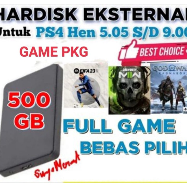 Jual Pilihan Terbaikmu HDD HARDISK PS4 HEN PKG | Shopee Indonesia