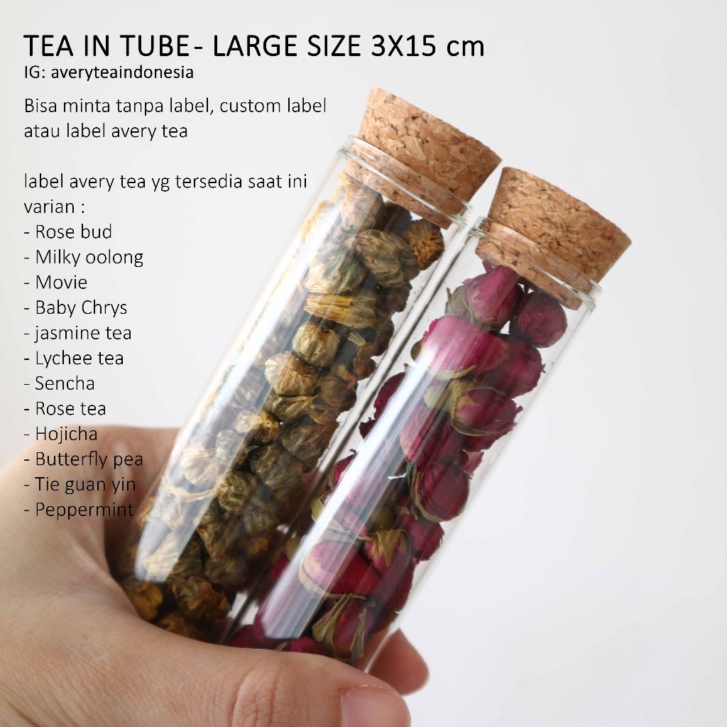 Jual [BISA COD] TABUNG BESAR 3X15 / Tea in Tube LARGE / premium organic ...