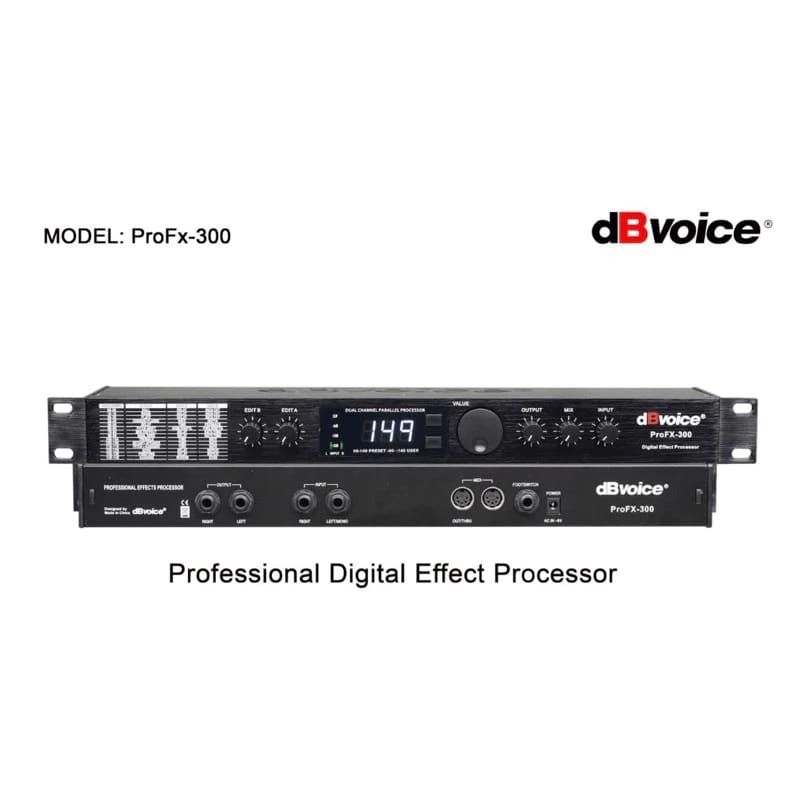 Jual PROFESSIONAL DIGITAL EFFECT PROCESSOR model PROFX-300 dB Voice ...
