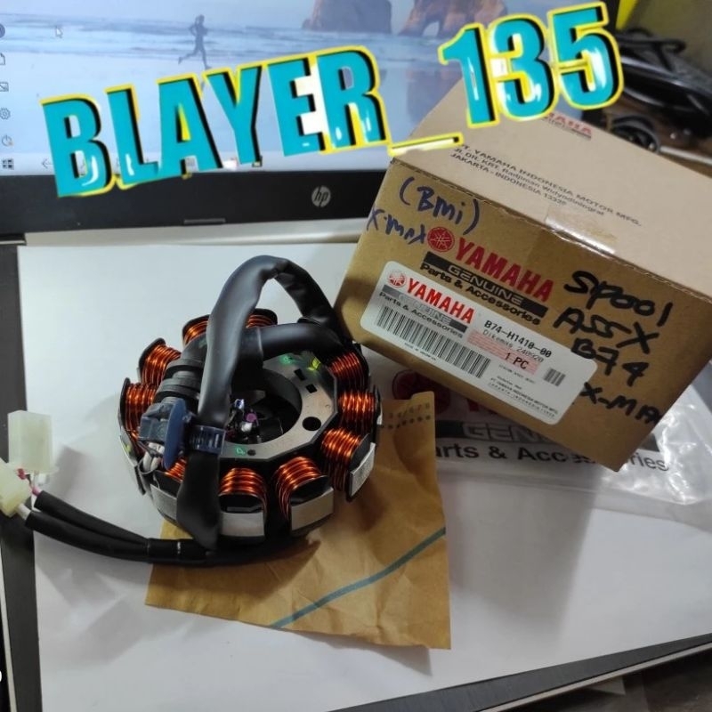 Jual STATOR SPULL ASSY XMAX 250 XMAX 300 ORIGINAL YAMAHA B74H14100000 ...