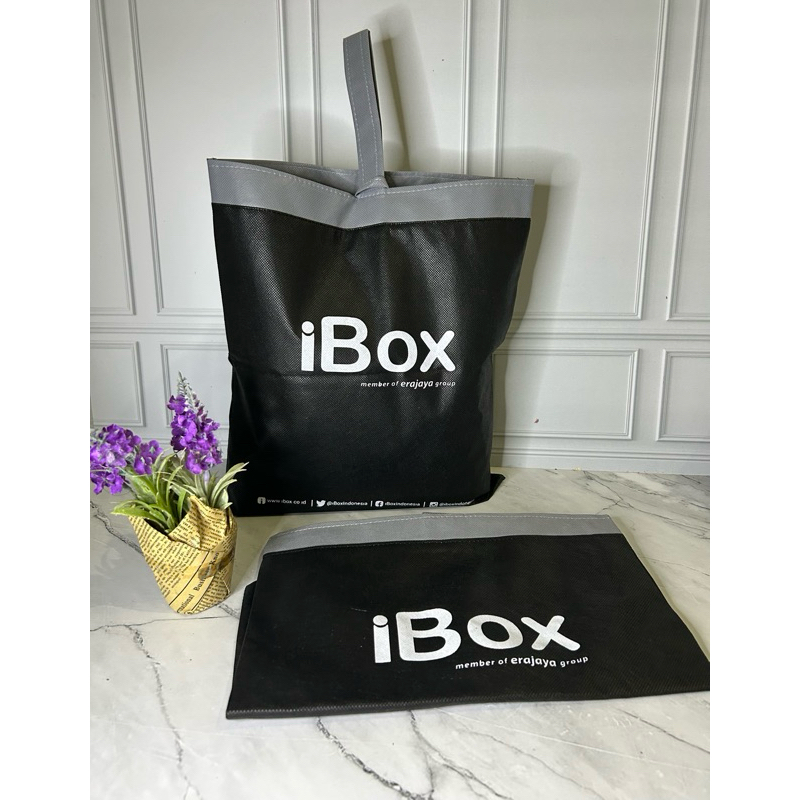 Jual Shopping Bag Tote bag iBox Original Store | Shopee Indonesia