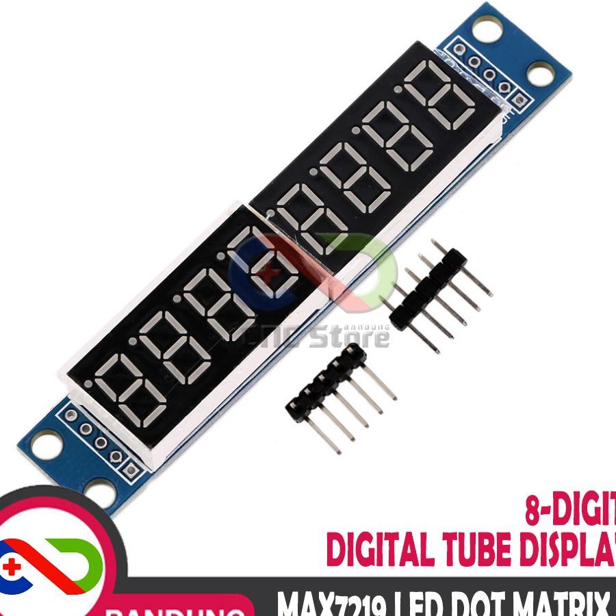 Jual Belanja Ces MAX7219 LED DOT MATRIX 8DIGIT DIGITAL TUBE DISPLAY ...