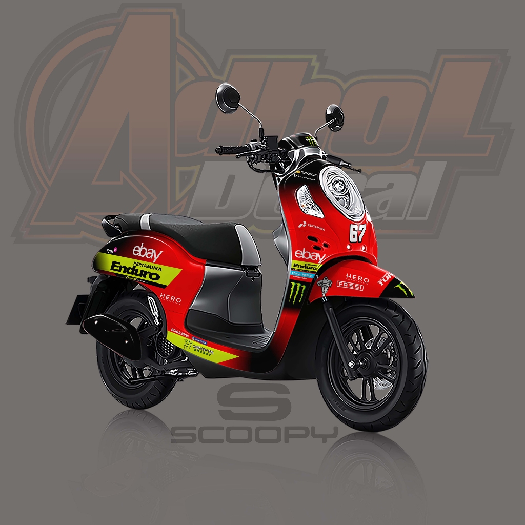 Jual Decal Sticker Honda Scoopy Fi 2020 | 2021 | 2022 | 2023 | 2024 ...