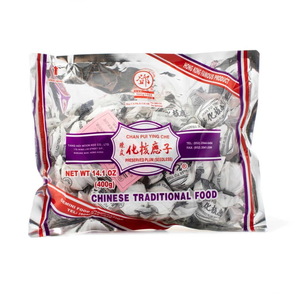 Jual TTS Chan Pui Ying Che Preserved Plum (Seedless) 400gr | Shopee ...