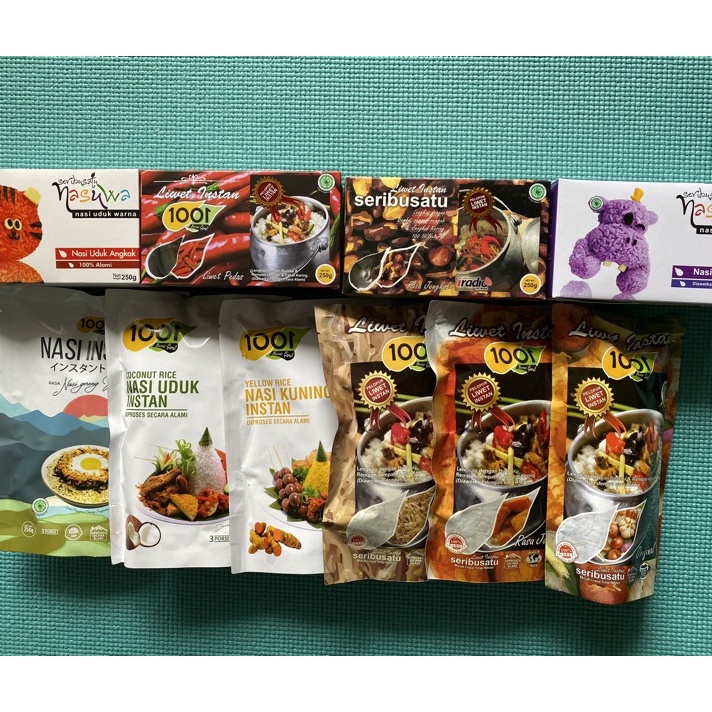 Jual Dijamin Ori Nasi Instant nasi liwet nasi uduk nasi kuning | Shopee ...