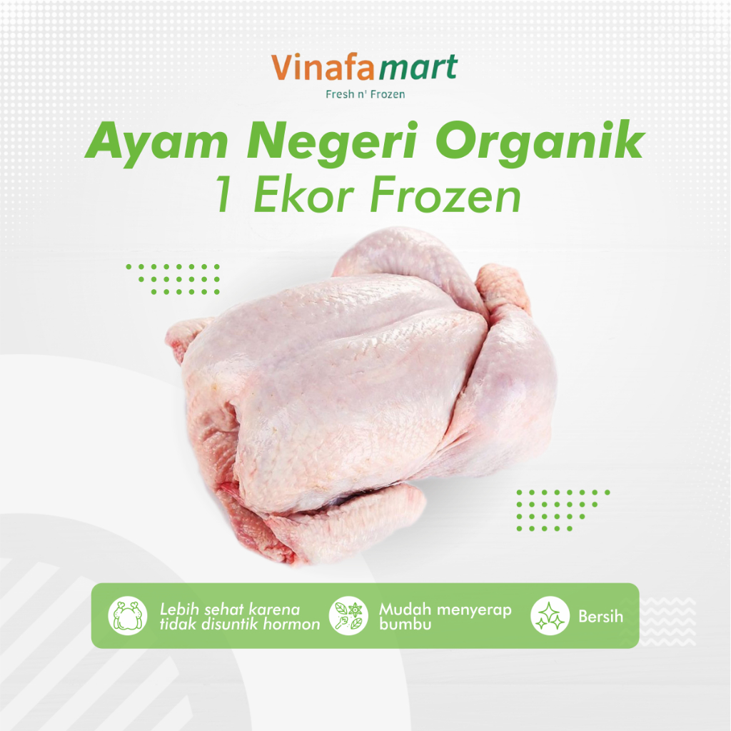 Jual Daging Ayam Negeri Organik Frozen Segar Fresh Murah 1 Ekor ...