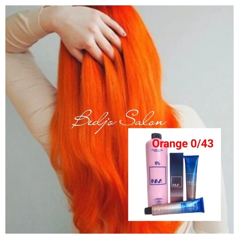Jual Cat Rambut NM warna ORANGE kode 0/43 | Shopee Indonesia