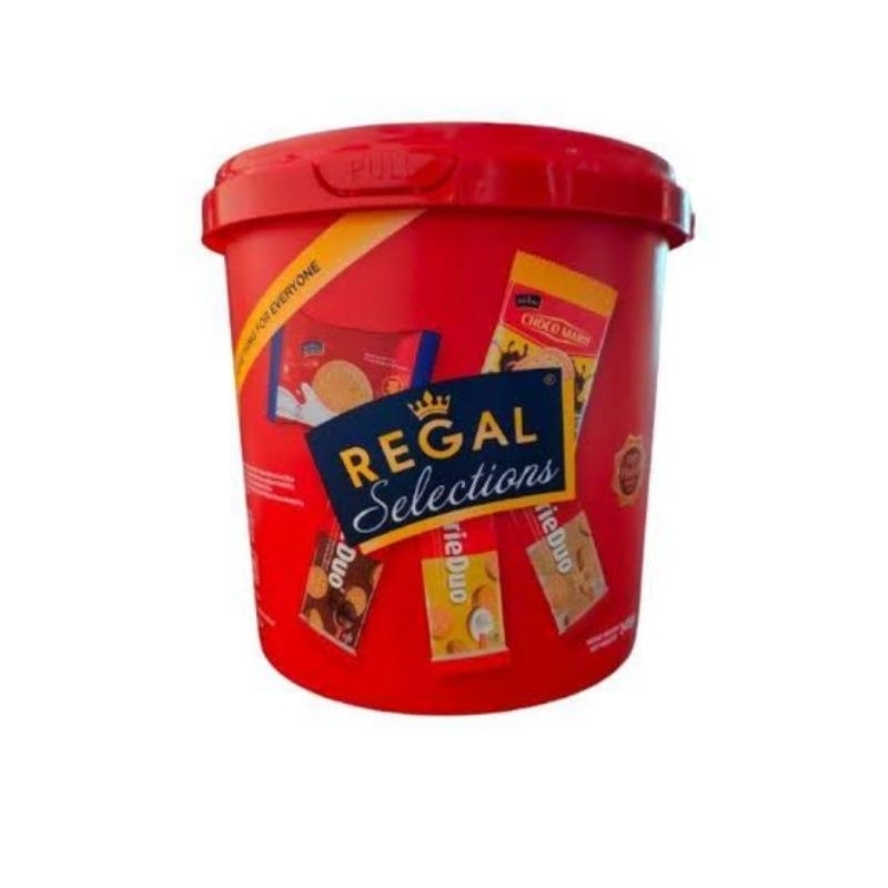 Jual REGAL Selection Biscuits Bucket 345gr | Shopee Indonesia