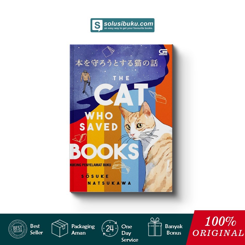 Jual Buku Kucing Penyelamat Buku : The Cat Who Saved Books (Gramedia ... Jual Buku Kucing Penyelamat Buku : The Cat Who Saved Books (Gramedia ...