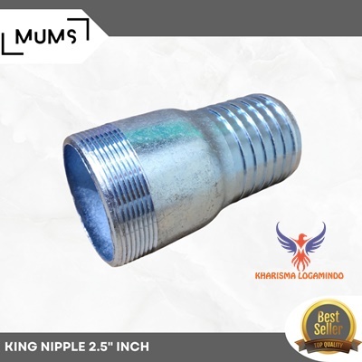 Jual KLP-King Nipple 2 1/2 Inch Nepel Selang Galvanis Sambungan Pipa ...