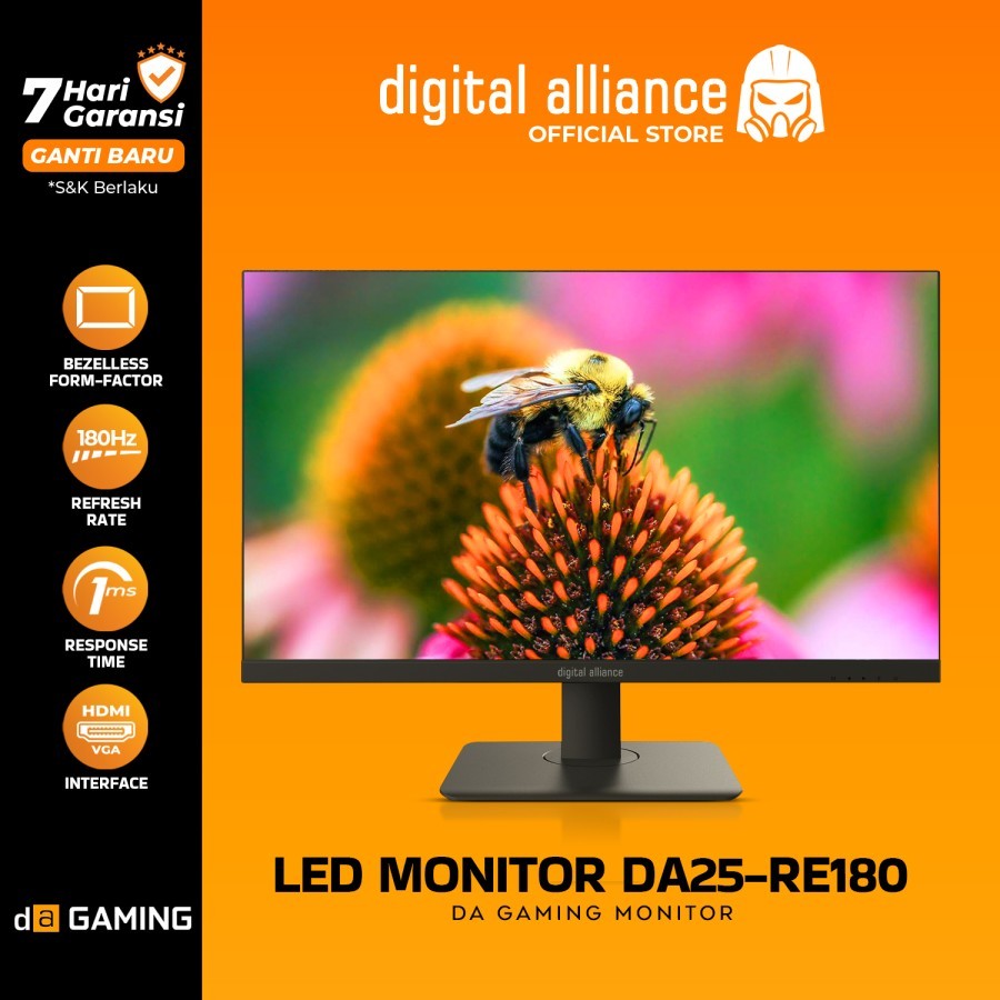 Jual Digital Alliance DA25-RE180 25 Inch Gaming Monitor - FHD IPS 180Hz ...