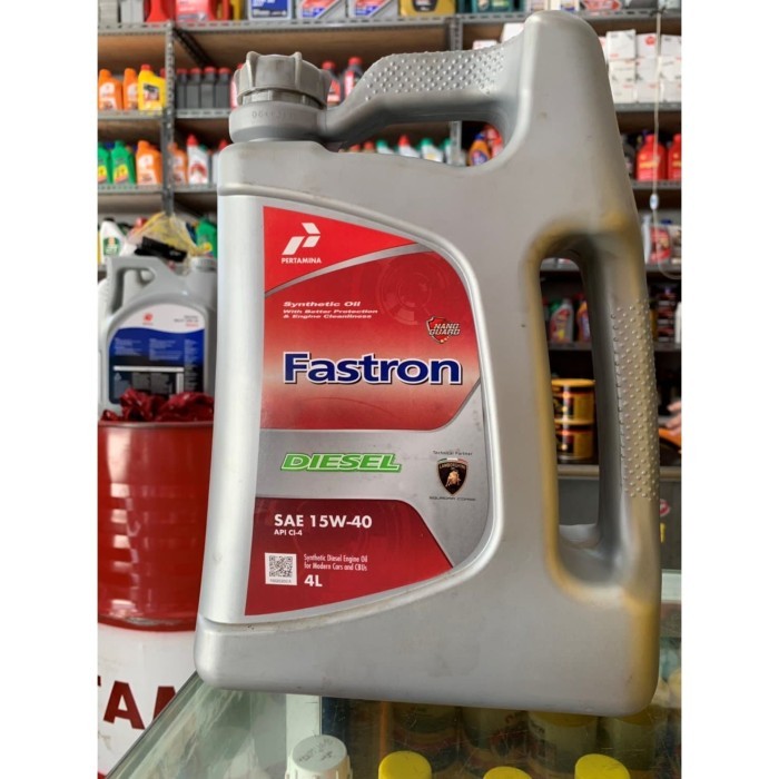 Jual OLI FASTRON DIESEL 15W-40 API CI-4 4 LITER GALON (MERAH) ORIGINAL | Shopee Indonesia