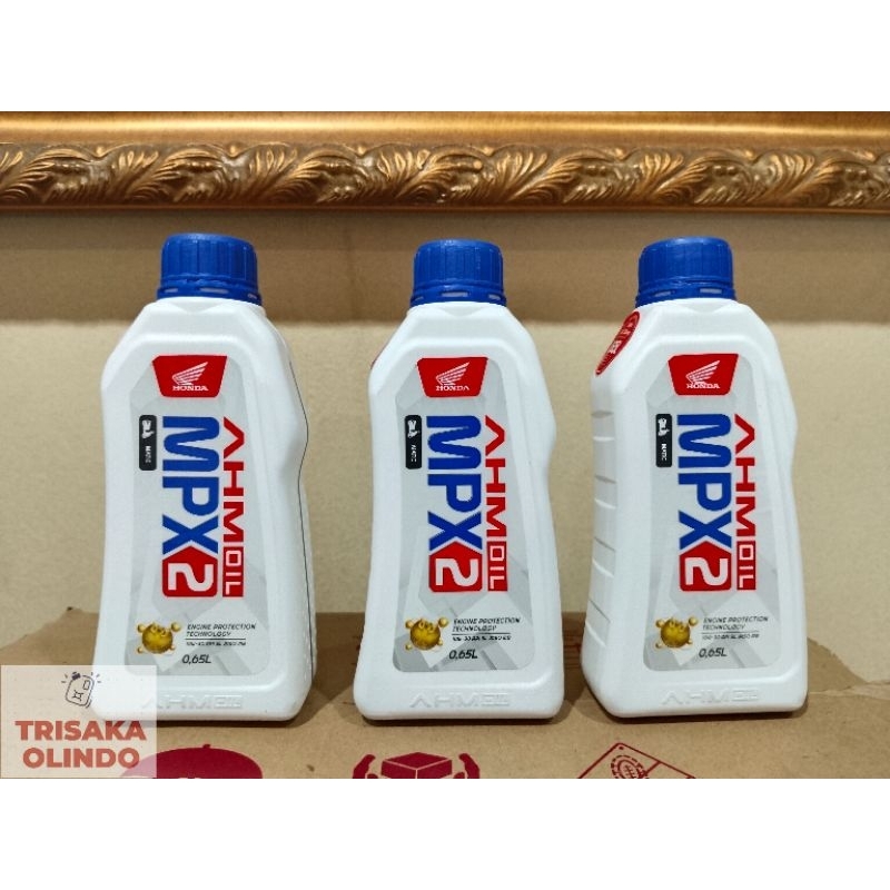Jual AHM OIL MPX2 650ml MPX2 0.65 Liter Oli Motor Matic Honda | Shopee ...