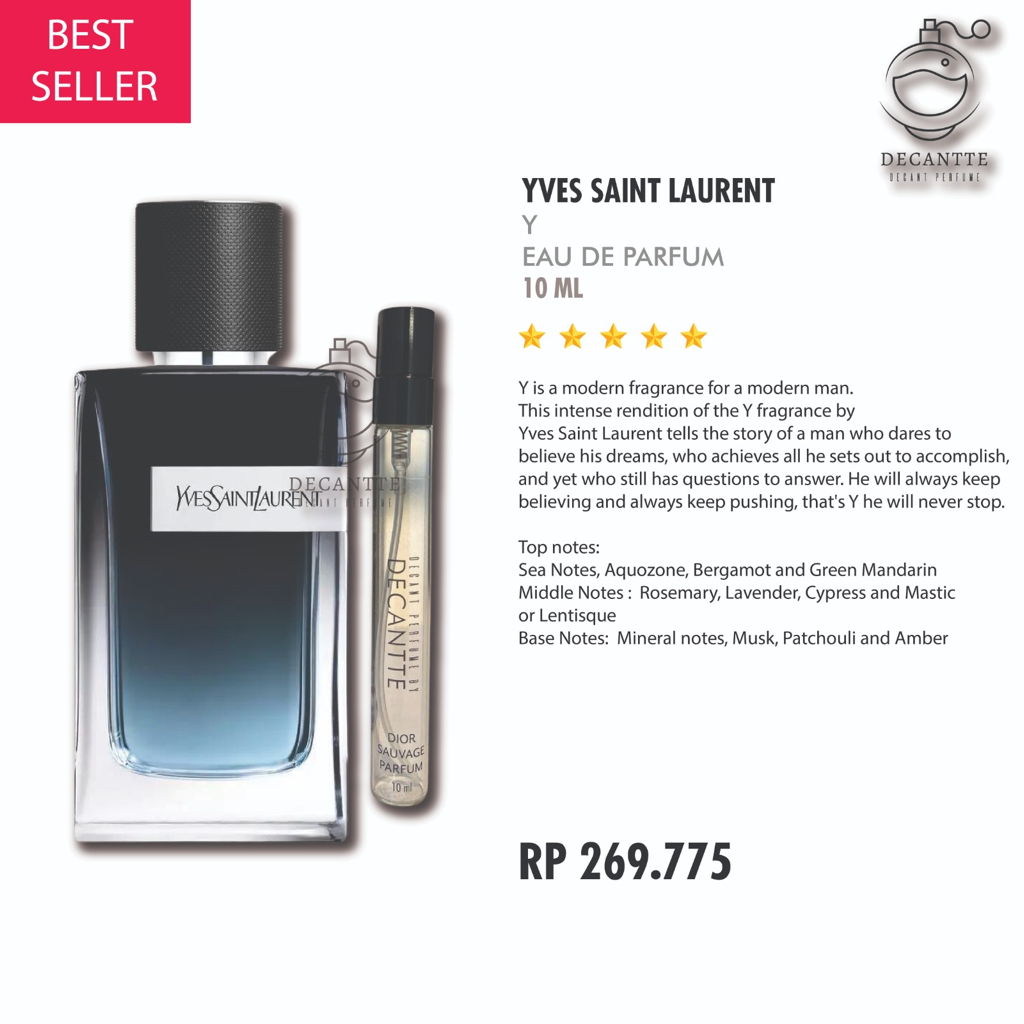 Jual YSL Y EDP 10ml (decant) 100% ORIGINAL | Shopee Indonesia