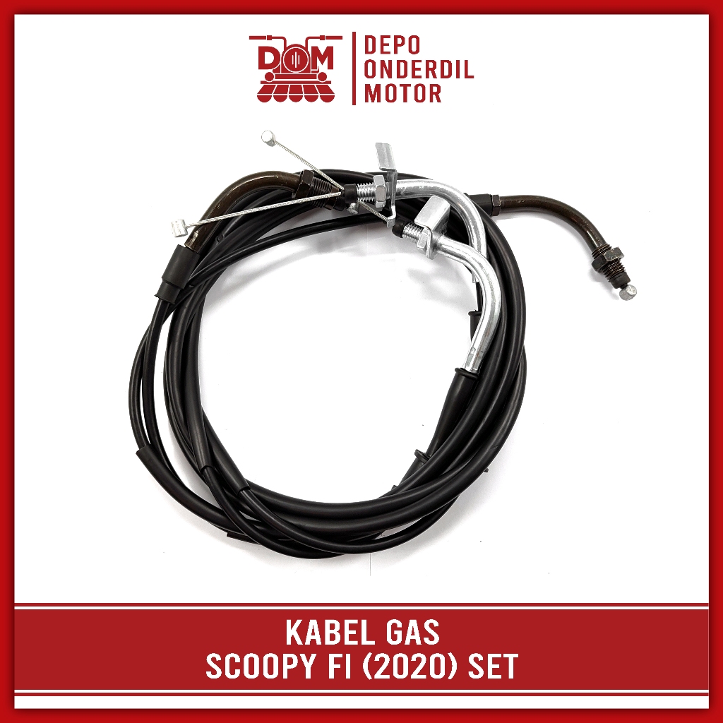 Jual Kabel Gas Scoopy eSP 2020 Set Atas Bawah (TOKAIDO) Throtlle Cable ...