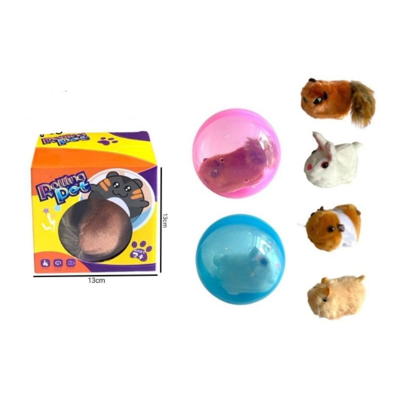 Jual mainan rolling pet kelinci hamster | Shopee Indonesia