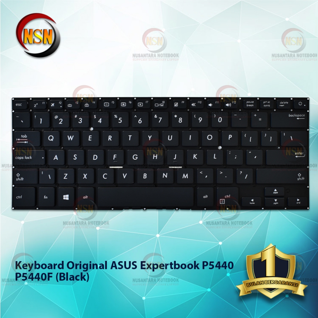 Jual Keyboard Original Laptop ASUS Expertbook P5440 P5440F (Black ...