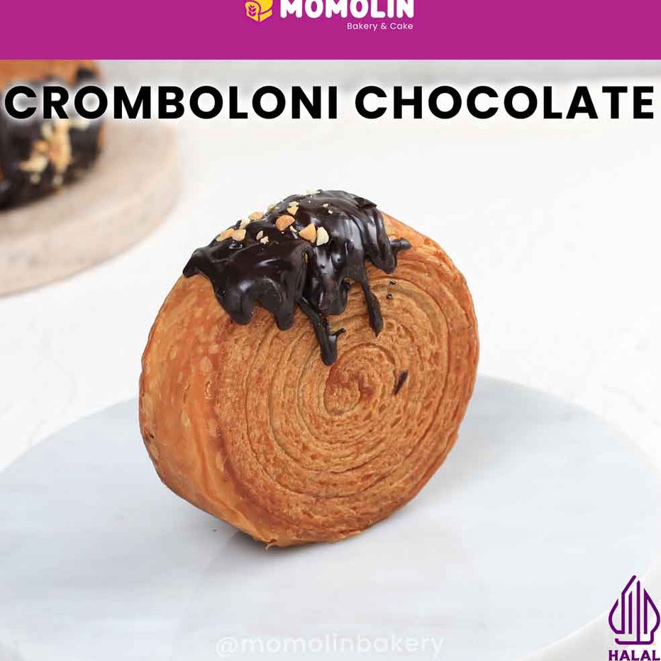 Jual 55 COD Cromboloni Chocolate Viral Croissant bomboloni Cromboloni ...