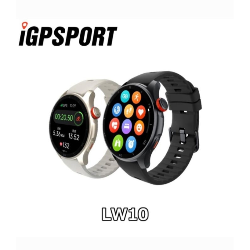 Jual iGPSPORT LW10 Smartwatch Sports HeartRate Bluetooth Call GPS ...