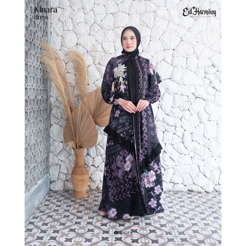 Jual KINARA DRESS ZALIFA EID SERIES ORIGINAL | Shopee Indonesia